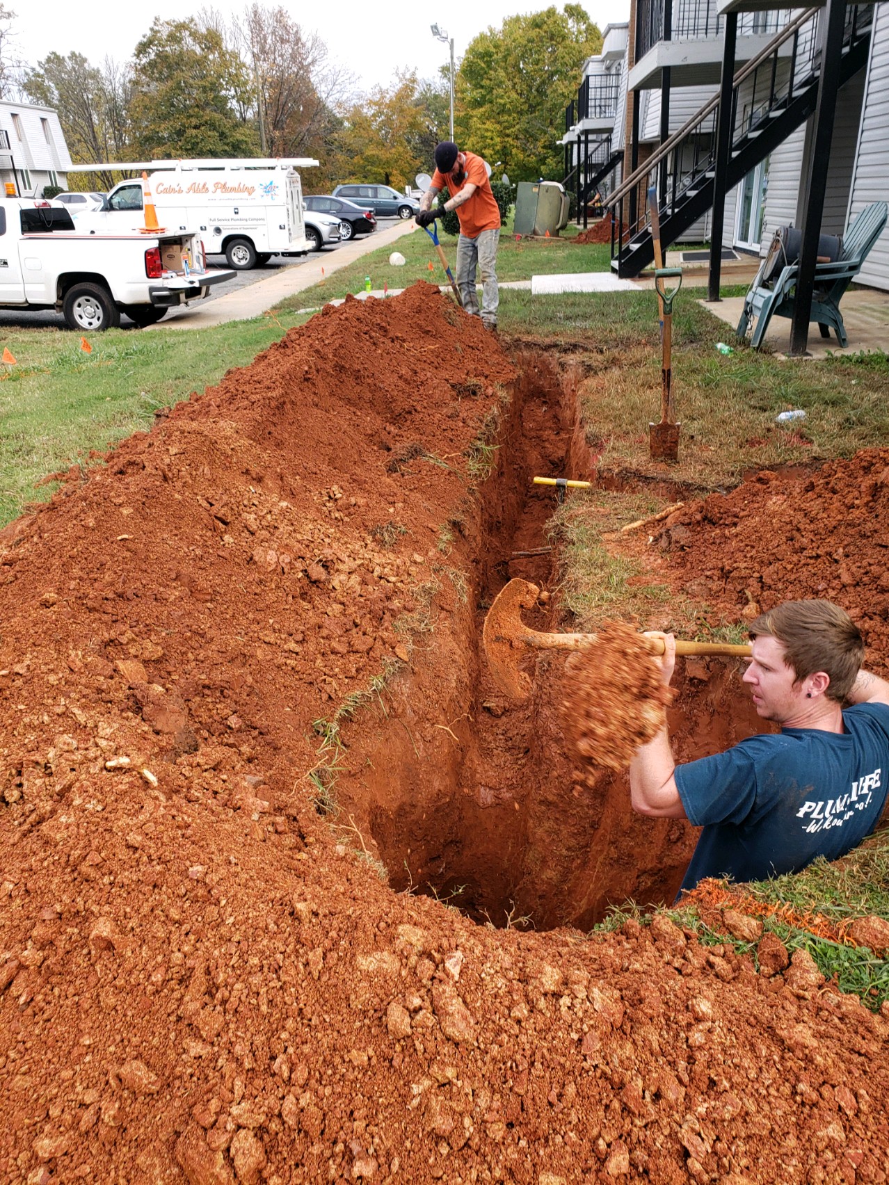 Digging Up a Leak in the Ground! – Cain's Able Plumbing – Concord ...